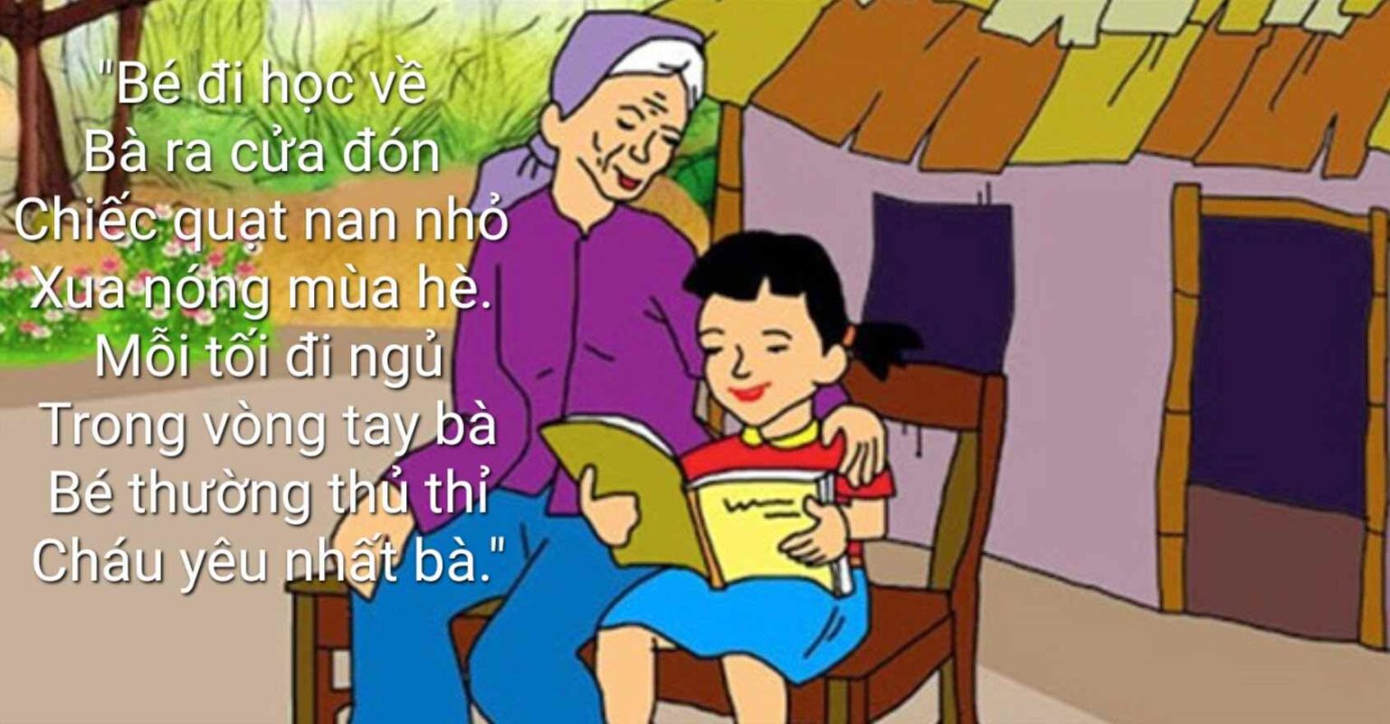 Bài Thơ Cháu Yêu Bà: Nội Dung + Hình Ảnh + Giáo Án